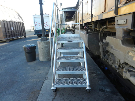 4 Wheel Rolling Platform 750 Cap 2 Employees – Railhead Corporation
