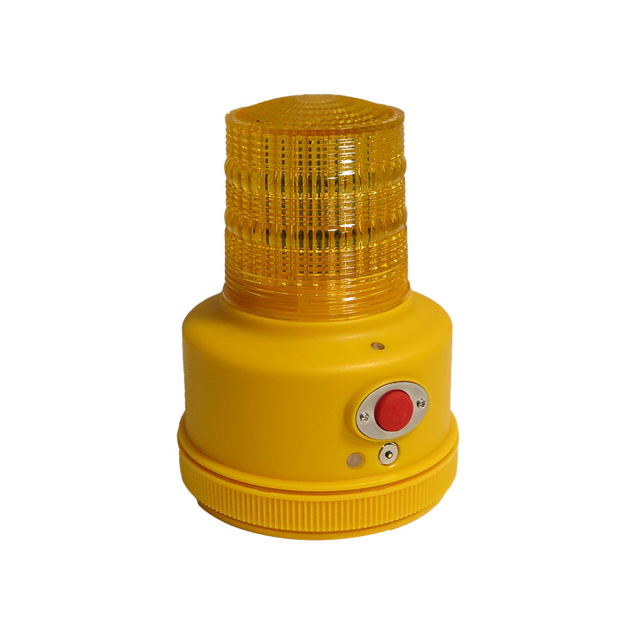 Rechargeable Safety alarm light, Amber LEDs/Lens – Railhead Corporation